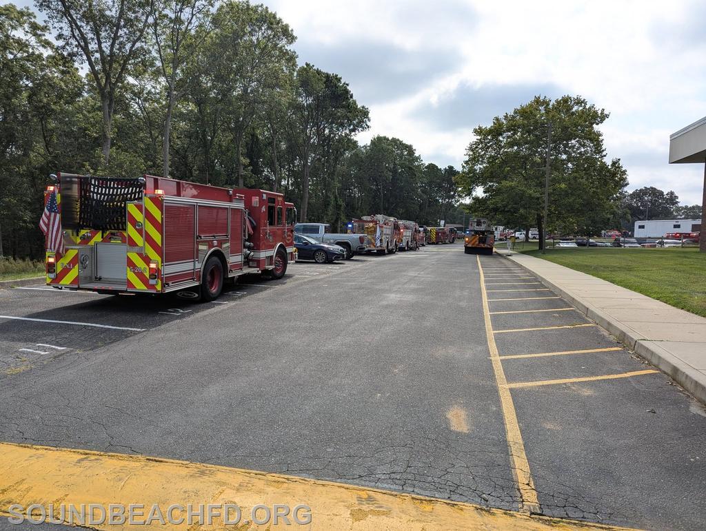 Mutual Aid Structure Fire To Wading River - Sound Beach Fire Department