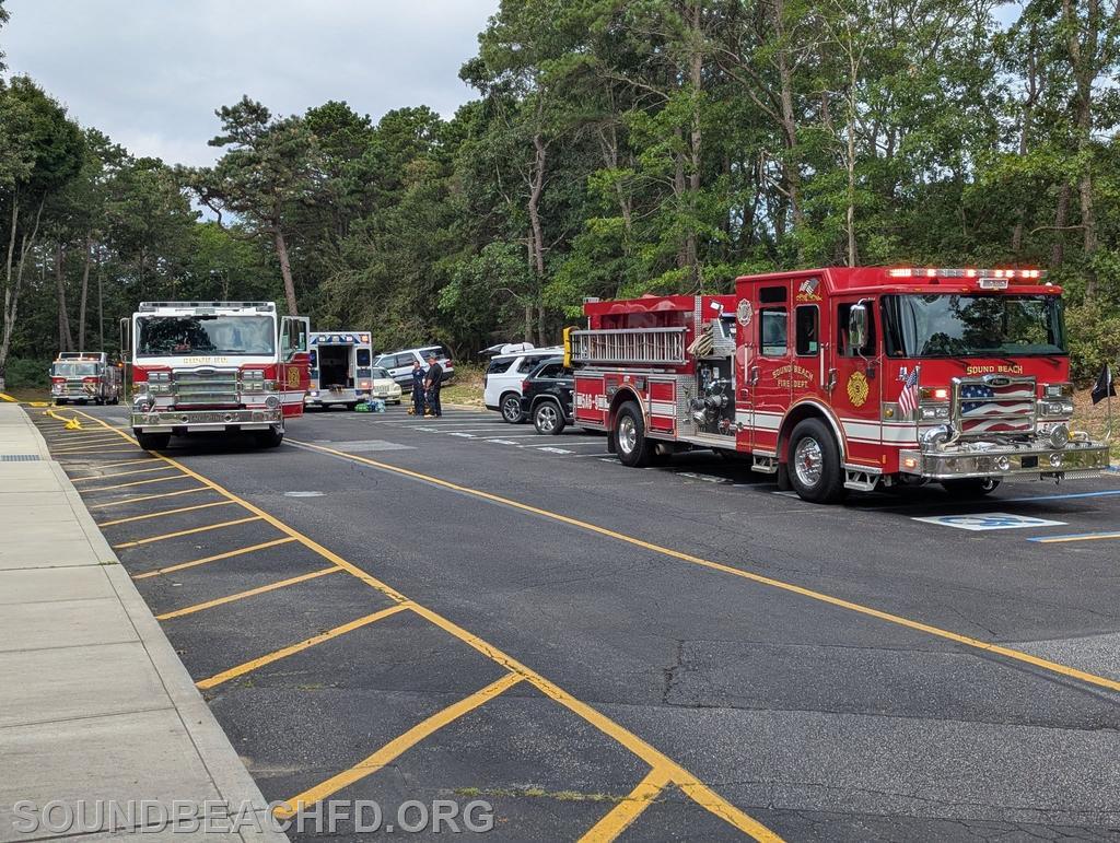 Mutual Aid Structure Fire To Wading River - Sound Beach Fire Department