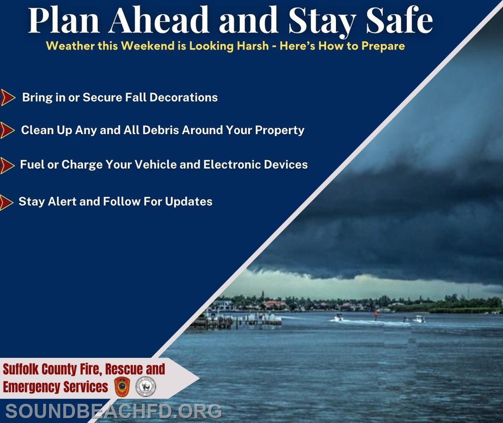 Weekend Storm - Sound Beach Fire Department