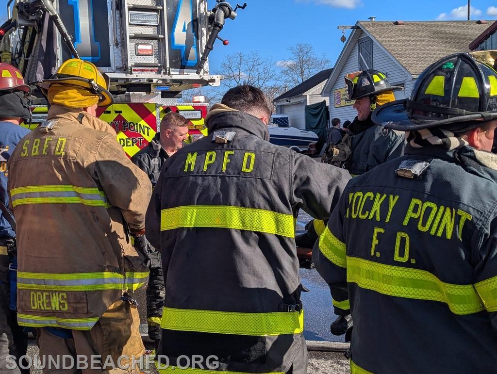 Mutual Aid Structure Fire To Rocky Point - Sound Beach Fire Department